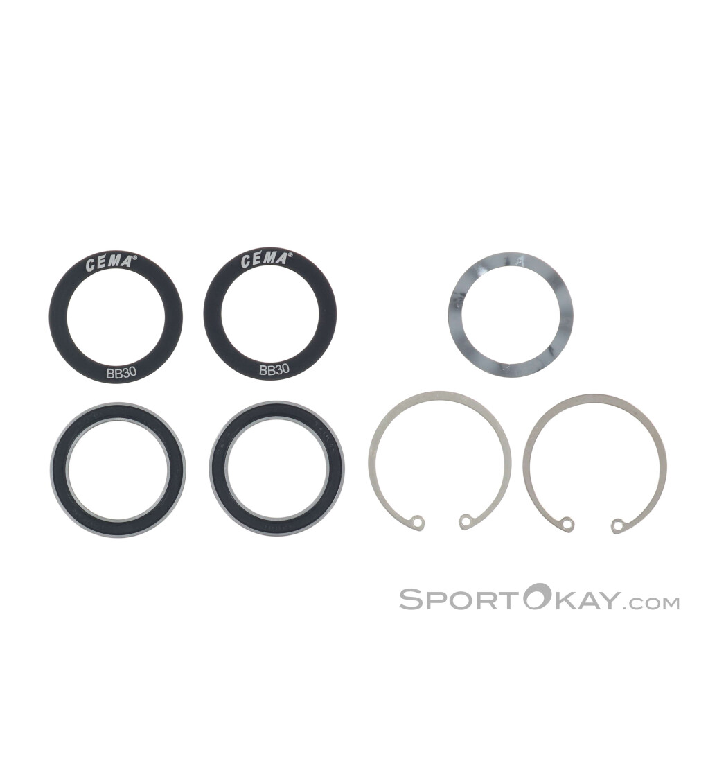 Cema BB30/PF30 Movimento Centrale - Cuscinetti manovella - Componenti ...