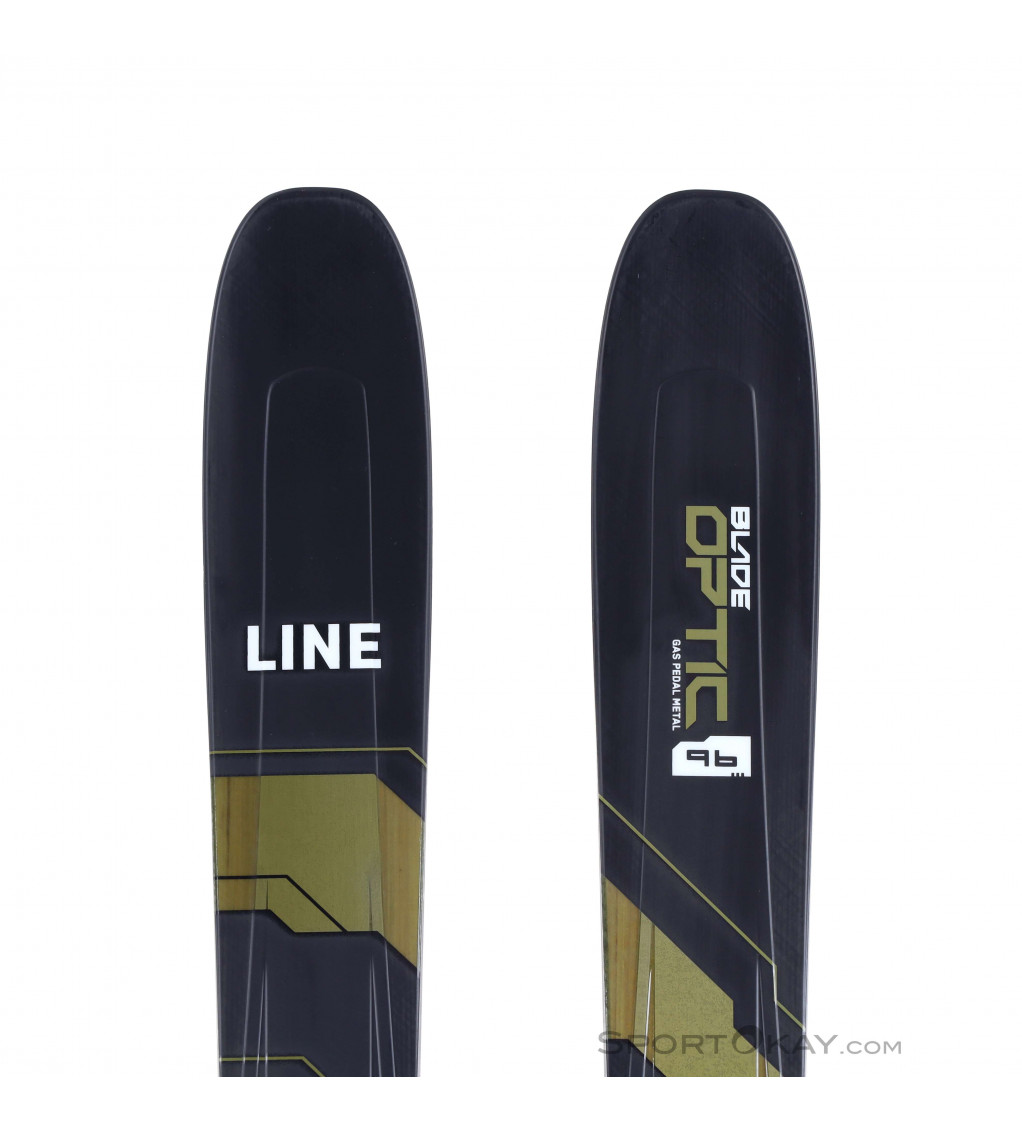 ski freeride line