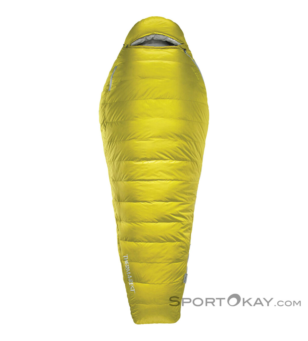 Therm-a-Rest Parsec 0°C S Donsslaapzak links - Slaapzakken - Camping ...